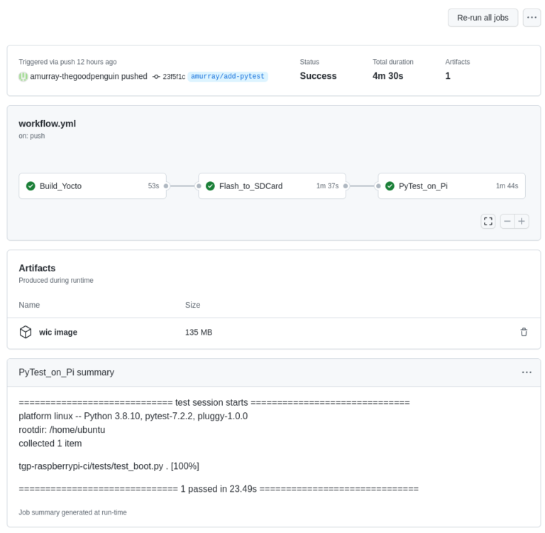 Automated Testing With Github Actions Pytest And A Board Farm The Good Penguin